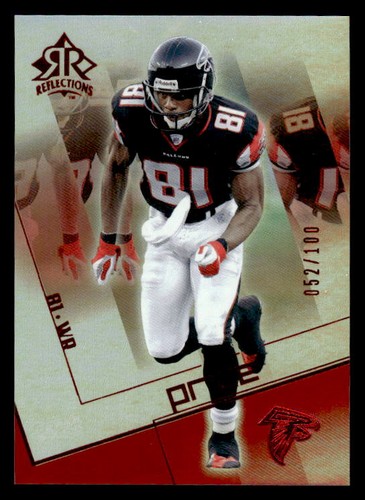 Peerless Price 2004 Upper Deck Reflections Red #/100 #5 Atlanta Falcons ...