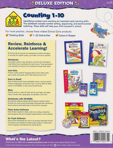 Counting 1-10 by Barbara Gregorich and Joan Hoffman (2019, Trade ...