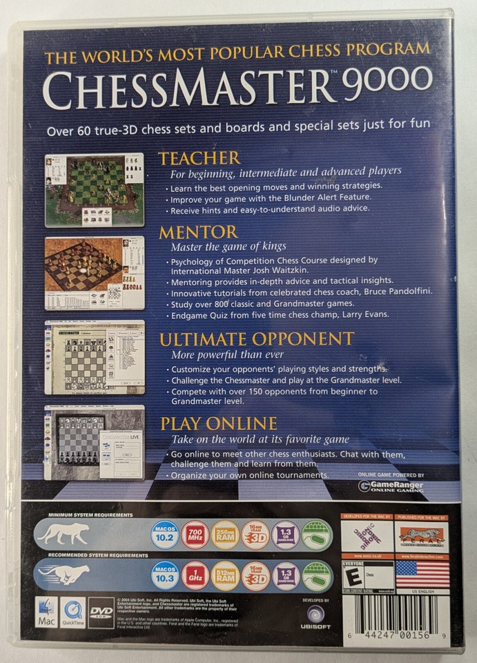Chessmaster 9000 Complete CIB | eBay