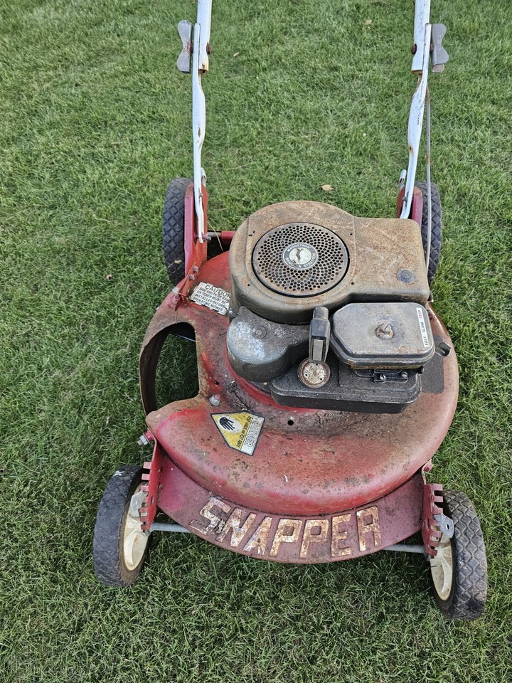 1 Vintage snapper 21” Steel deck mower | eBay