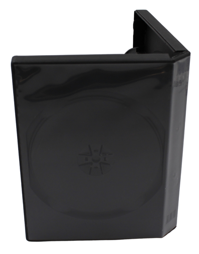 8 Disc 27mm 3 Trays Standard Black DVD Replacement Movie Case With ...