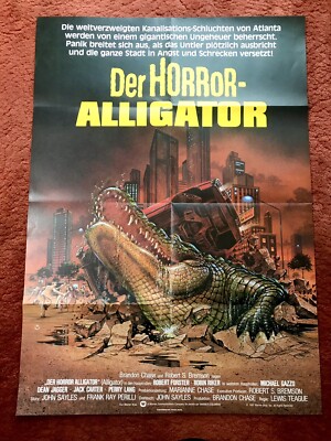 Der Horror Alligator Kinoplakat Poster A1, Robert Forster, Robin Riker ...