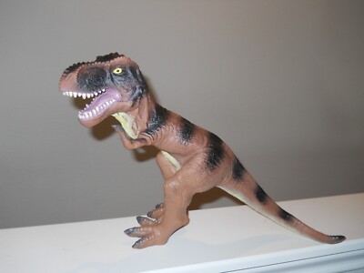 NEW ~Jumbo Dinosaur ~17” x 12" Realistic Tyrannosaurus Rex (T-Rex ...