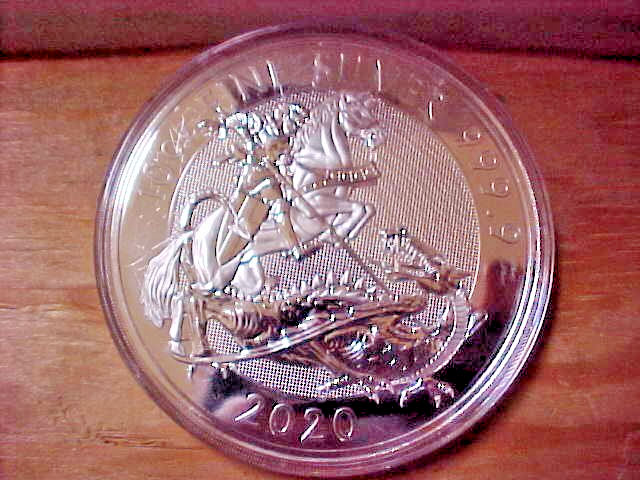 2020 10 oz British Royal Arms 999 Queen Elizabeth Fine .999 Silver In ...