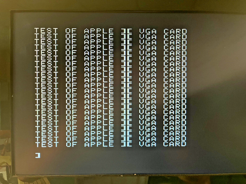 APPLE II, II+, IIe VGA Graphics Card and Pi PIco! Razor Sharp Graphics ...
