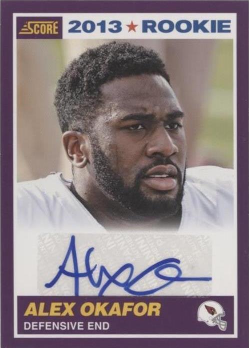 2013 Score - 2013 Rookie Alex Okafor #336 Purple Signatures /49 (AU, RC ...