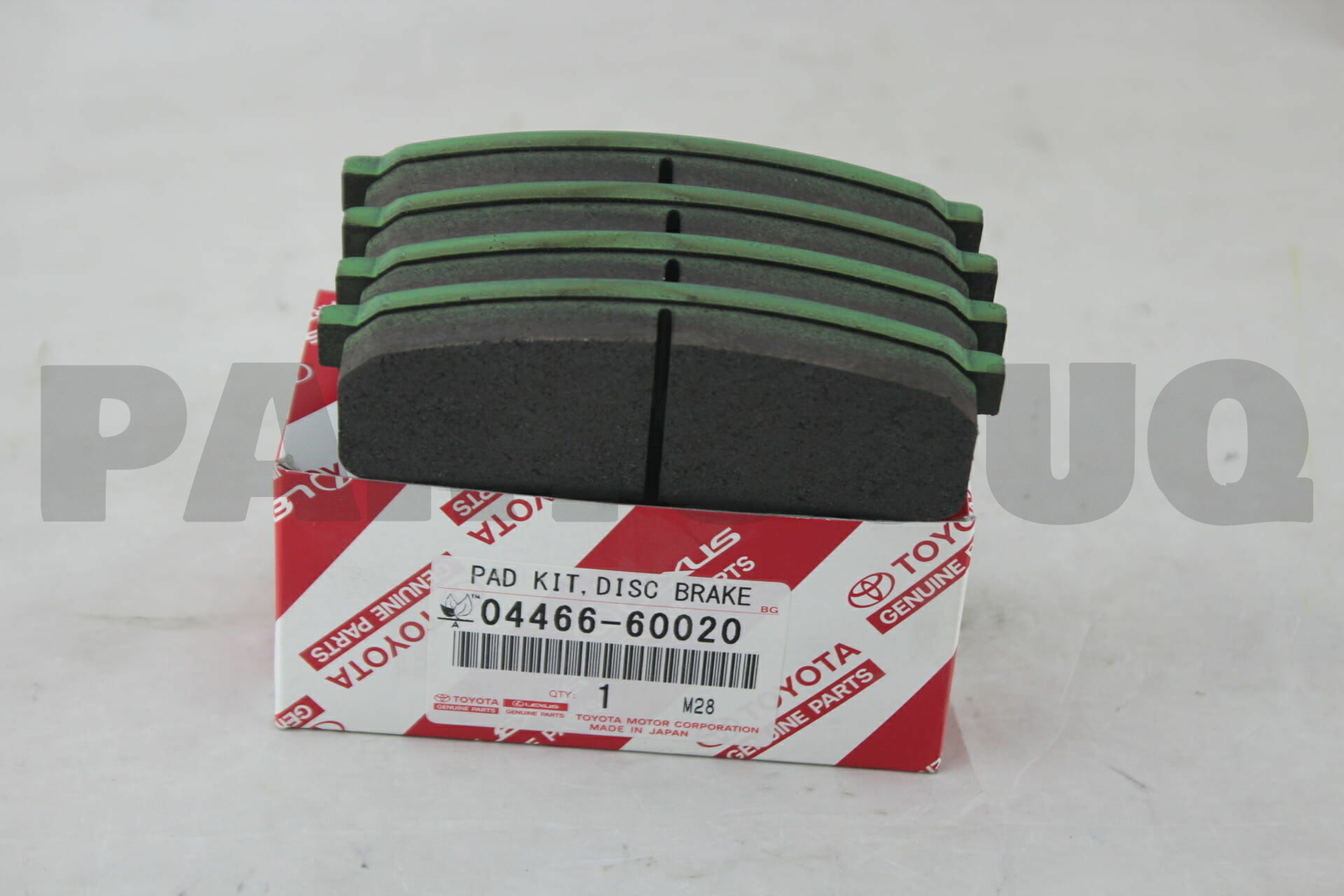 0446660020 Genuine Toyota PAD KIT, DISC BRAKE, REAR 04466-60020 | eBay