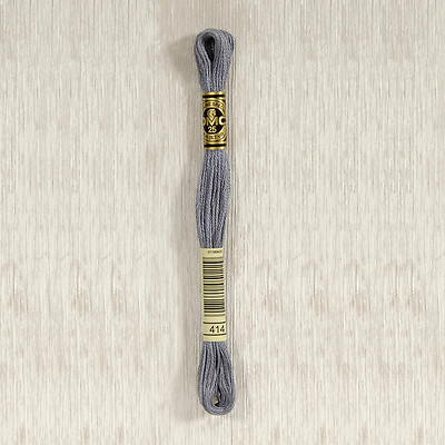 DMC Stranded Cotton - 414 - Dark Steel Grey | eBay Australia