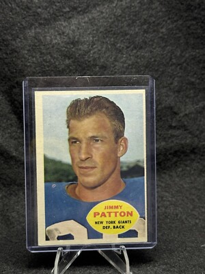 1960 TOPPS #79 JIMMY PATTON NY GIANTS NEAR MINT | eBay