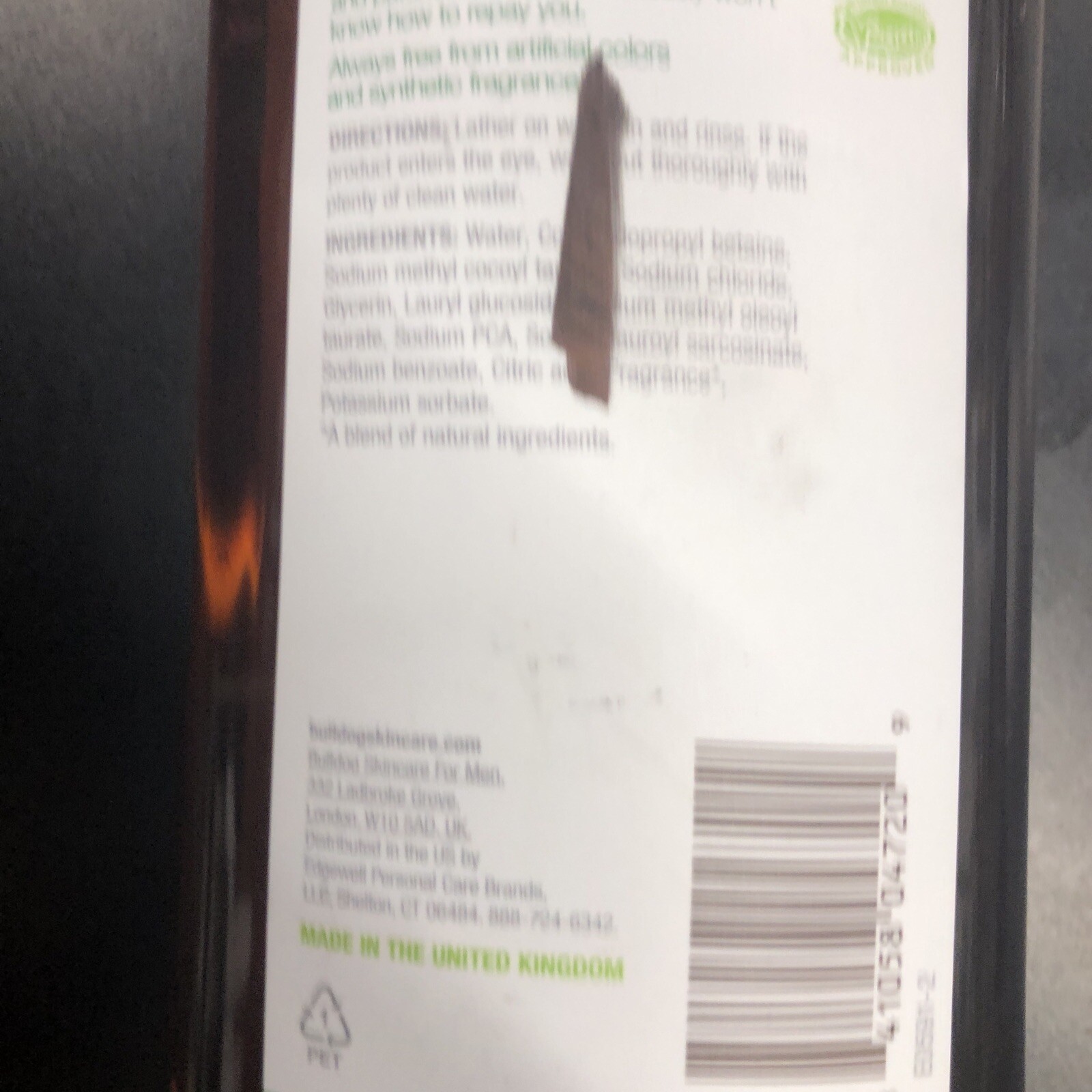 Bulldog Body Wash - Original - Fresh Citrus & Aromatic Herbs 16.9 Fl Oz ...