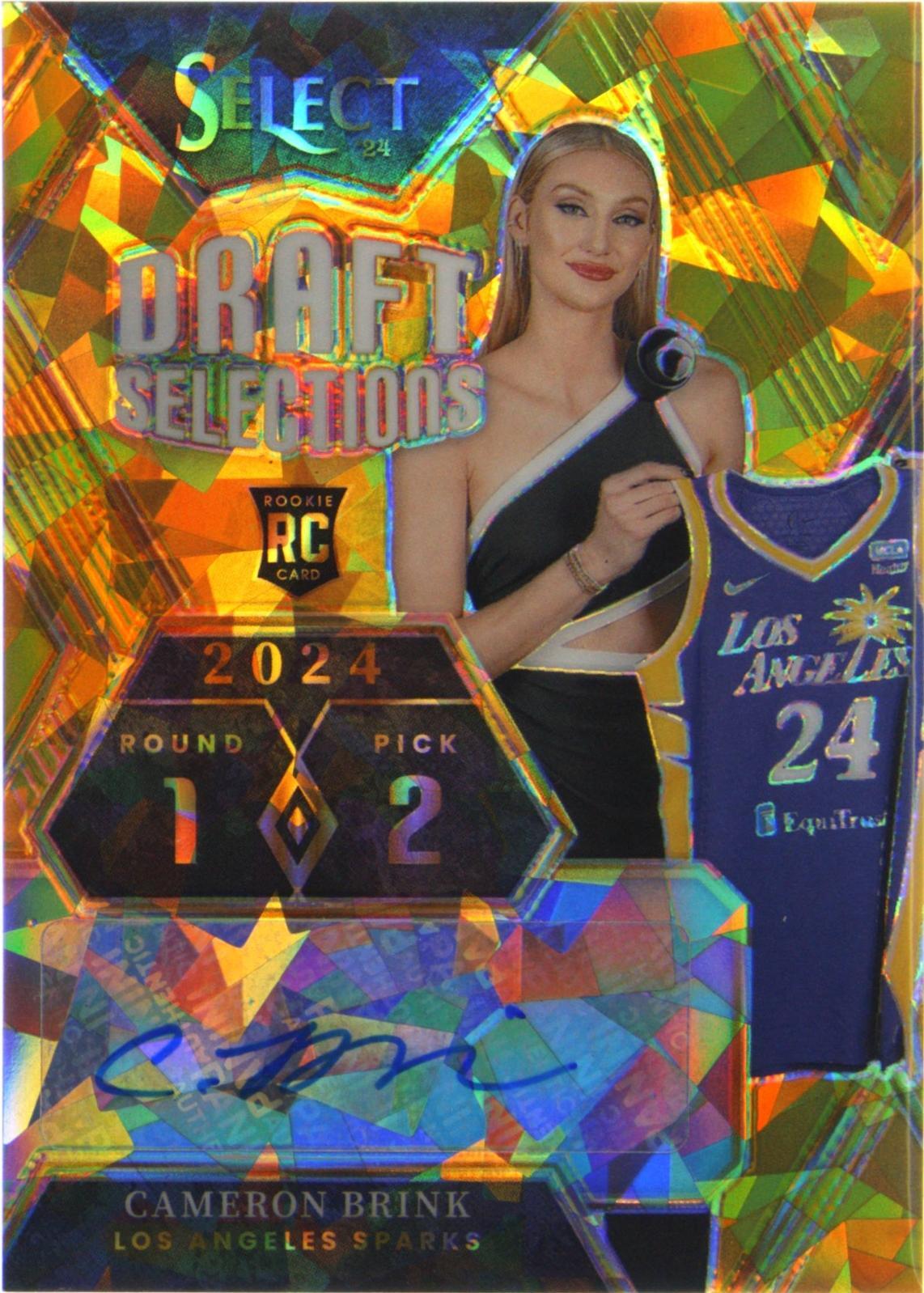 2024 Panini Select WNBA - Draft Selections Signatures Cameron Brink # ...