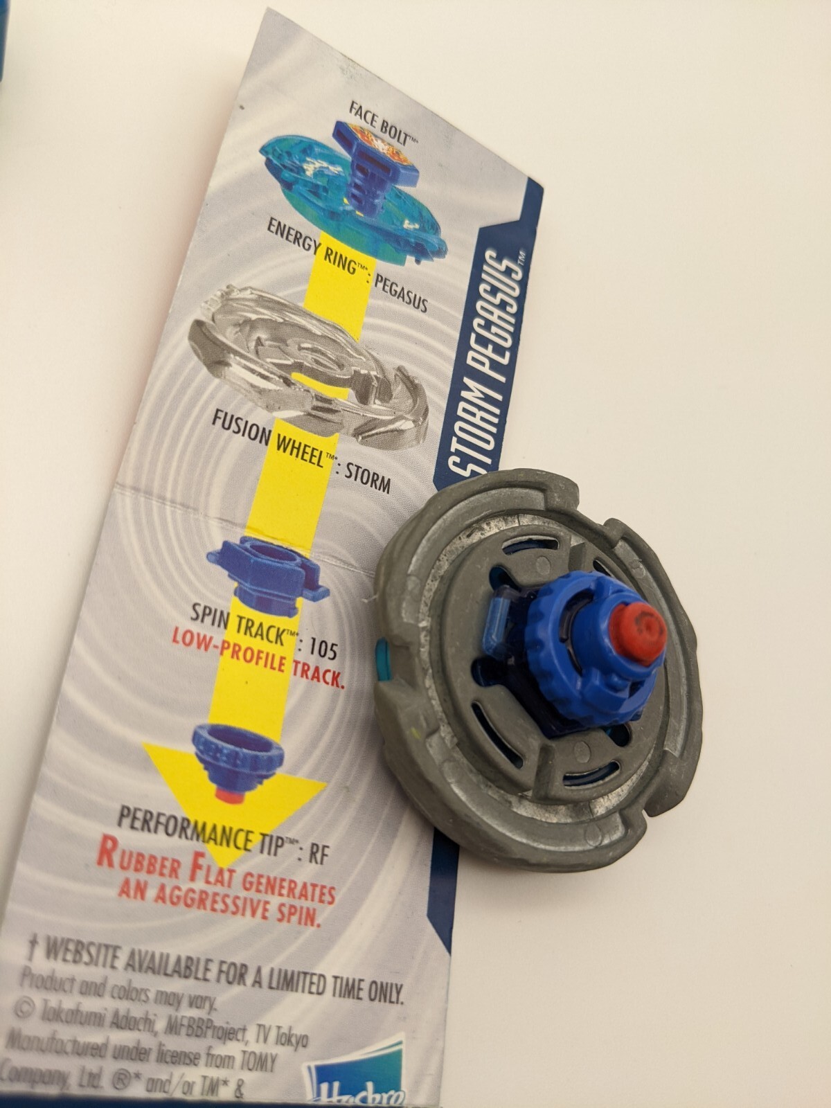 Beyblade Metal Fusion Storm Pegasus 105RF set | eBay