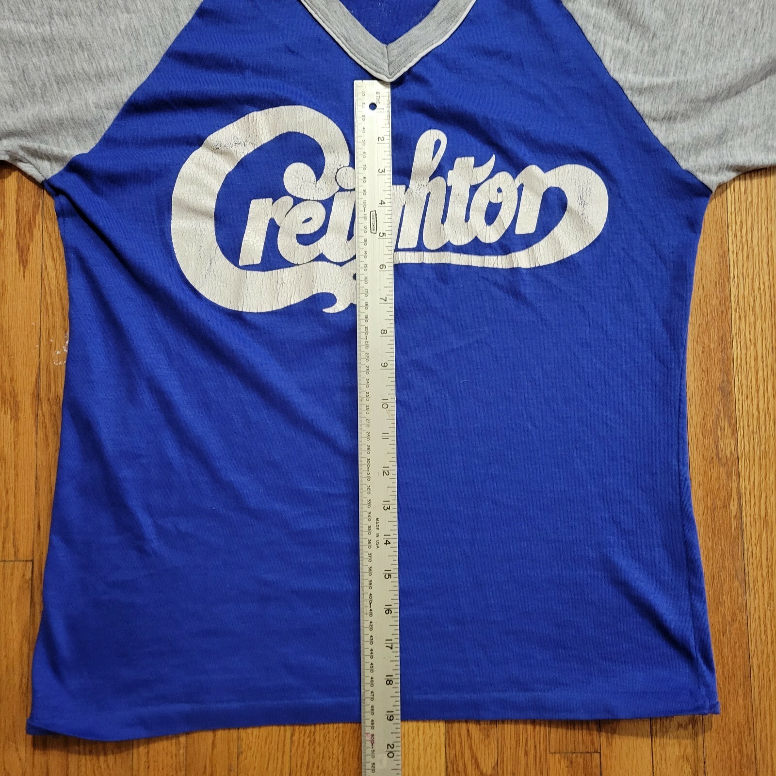 Vintage Creighton University Shirt Large 42-44 Bluejays Omaha Jersey ...