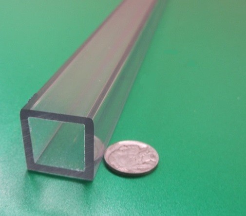 Kmac Polycarbonate Square Tube 1.0" Square x 1/8" Wall x 48"-122 | eBay