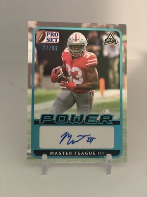 2021-22 LEAF PRO SET POWER MASTER TEAGUE III ROOKIE/RC AUTO # 77/99 | eBay