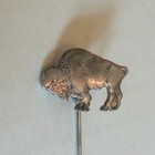 RARE SILVER BUFFALO STICK PIN CUT FROM 1930's U.S. NICKLE COIN | eBay