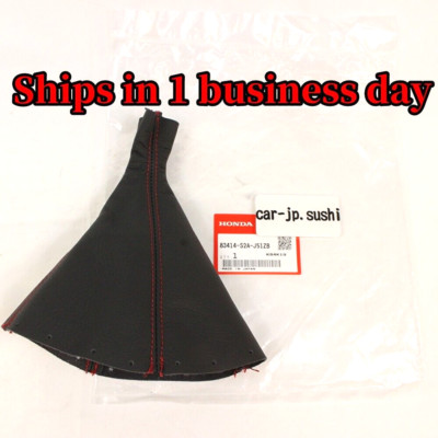 HONDA Genuine S2000 Ultimate Edition Shift Boots Leather Red Stitch ...