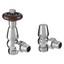 Antique Angled Radiator Valve Traditional Chelsea Thermostatic TRV Set ...