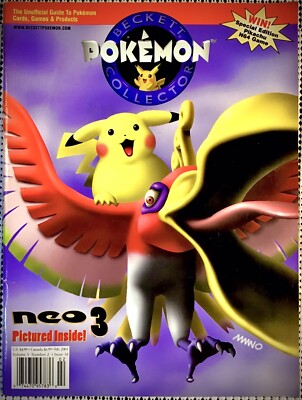 {VTG Pokemon Merch}-Pokémon Beckett Collector Magazines. February 2001 ...