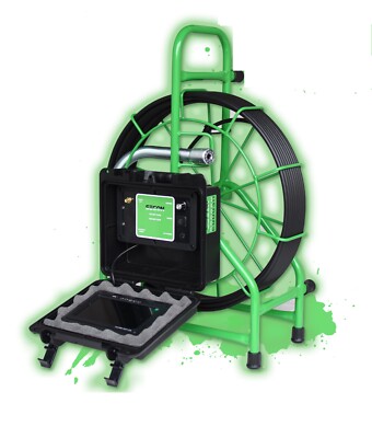 100' MAINLINE SEWER VIDEO PIPE DRAIN CLEANER INSPECTION CAMERA 512hz ...