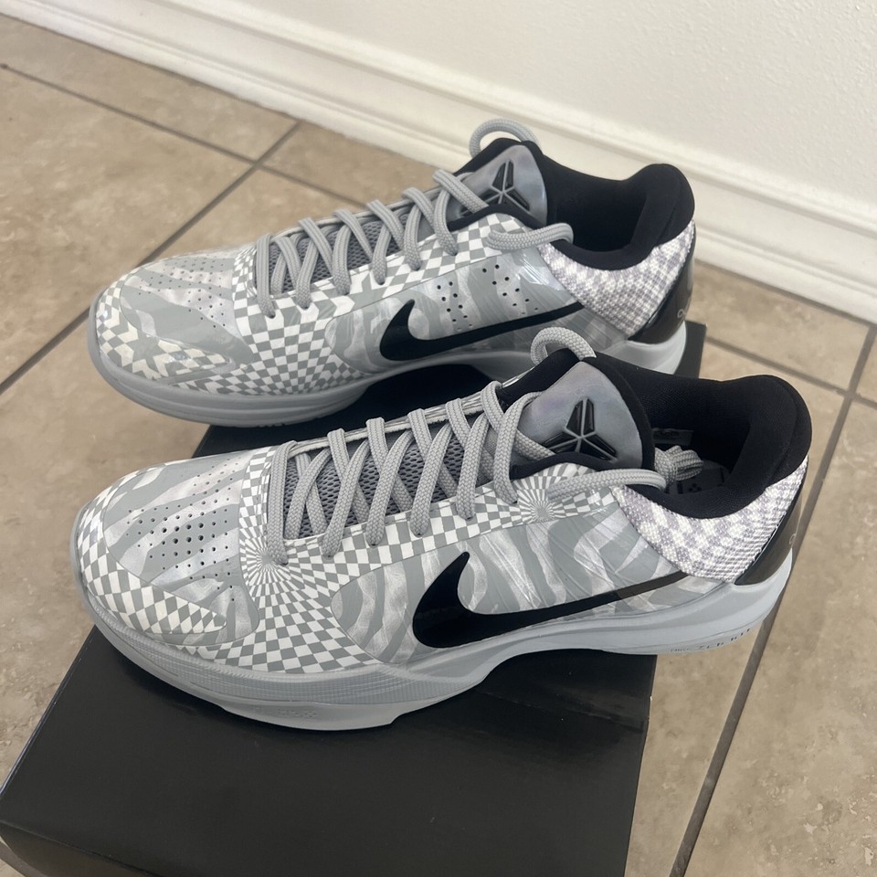 Nike Kobe 5 Protro PE Derozan Grey Zebra Baskeball Shoes CD4991-003 Men ...