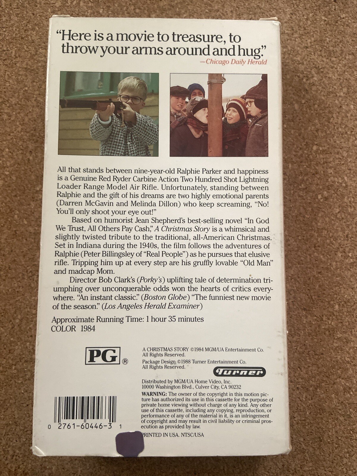 A Christmas Story 1984 VHS Vintage Copy Factory Sealed New MGM ...