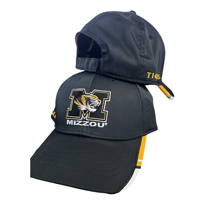 University of Missouri Mizzou Tigers Embroidered 6 Panel Adjustable Hat ...