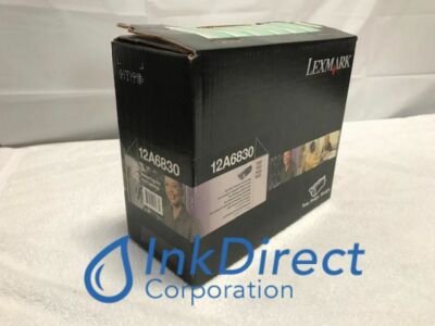 Genuine Lexmark 12A6830 Return Program Print Cartridge Black T520 T520D ...