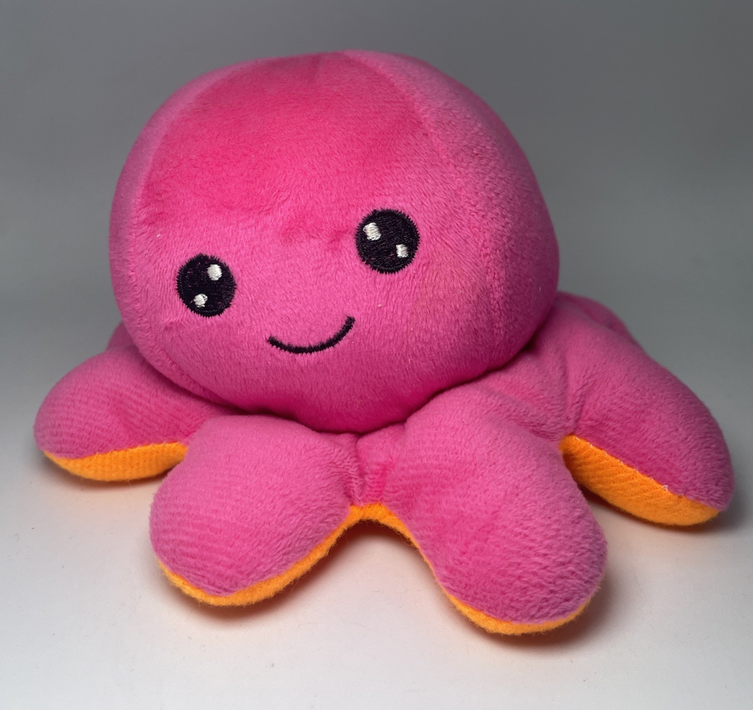 Goffa Pink And Orange Mini Octopus Plush Smiling Stuffed Animal Toy ...