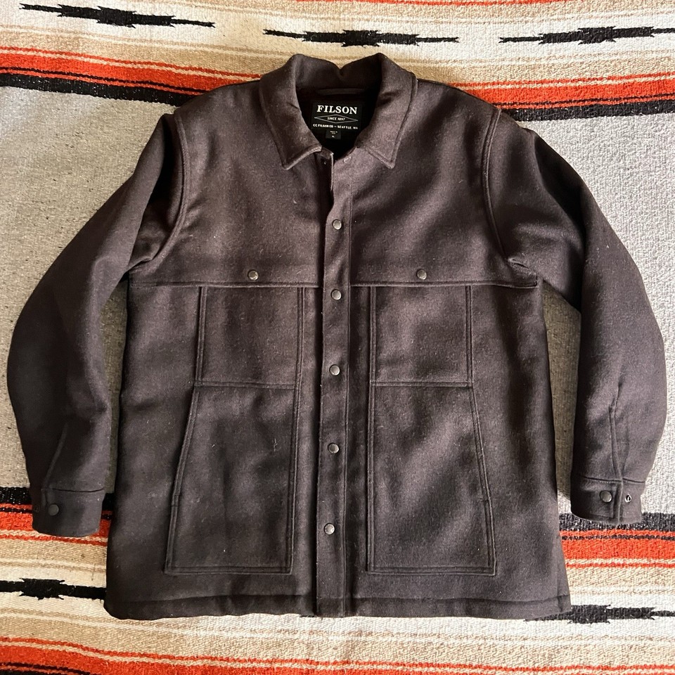 Filson Mackinaw Wool Cape Coat | Size XL | Made in USA | eBay