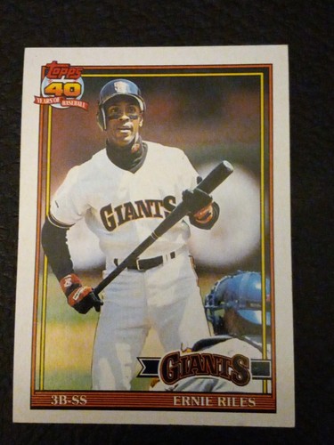 1991 Topps #408 Ernie Riles | eBay