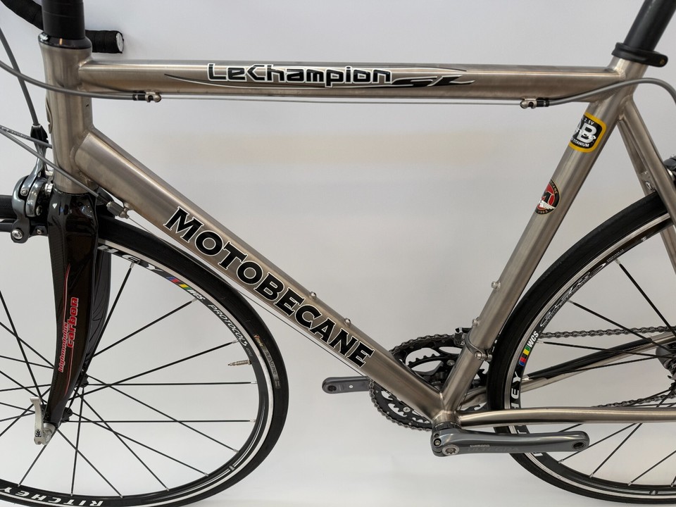 53CM MOTOBECANE LE CHAMPION SL TITANIUM ROAD BIKE- $5K MSRP -EXCELLENT ...