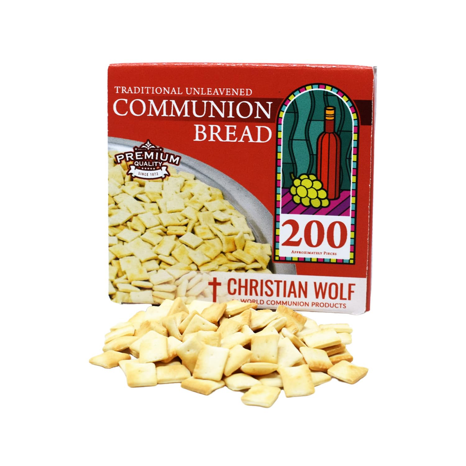Unleavened Communion Bread Wafers - 200 Count - Church Supplies ...