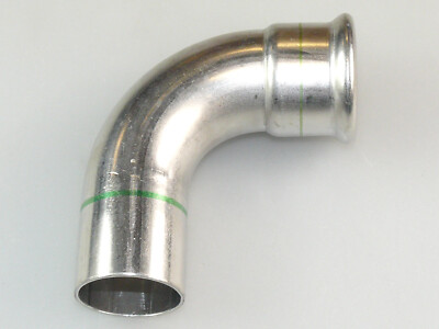 AALBERTS VSH XPRESS EDELSTAHL BOGEN 35 MM x 90° I.A PRESSFITTING ...