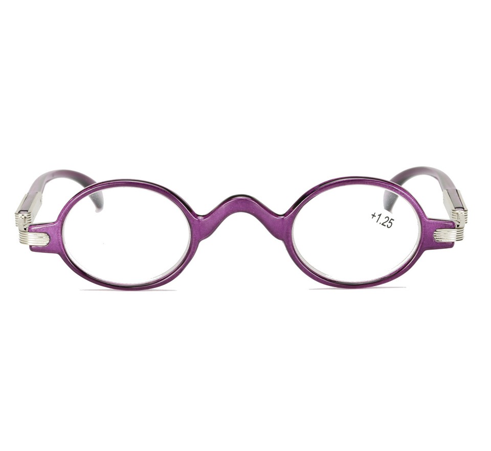 Small Round Oval Vintage Retro Reading Glasses Readers Eyeglasses +1 +2 ...