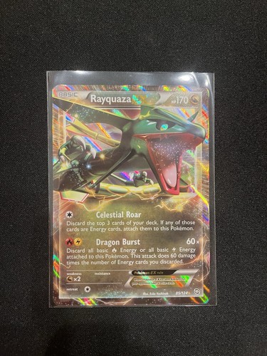 Rayquaza EX 85/124 Dragons Exalted Holo NM | eBay