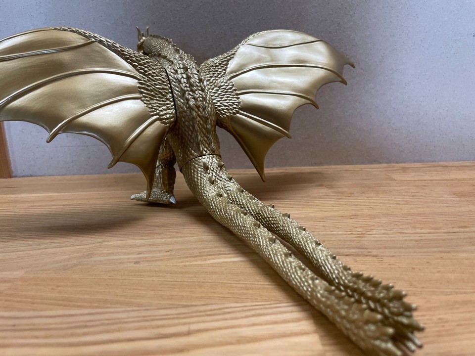 2024 Movie Monster 12" GMK King Ghidorah 2001 Figure Godzilla Bandai ...