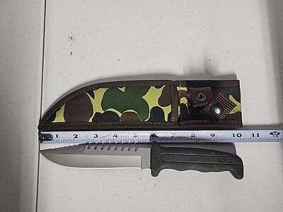 VTG 1986 Buck USA 639 Fieldmate Fixed Blade Hunting Survival Knife w ...