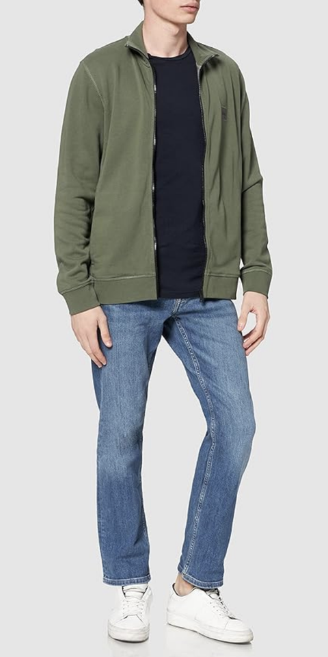 HUGO BOSS Zestart 1 Retro Sweater Sweatshirt Jumper Sweat Jacket | eBay