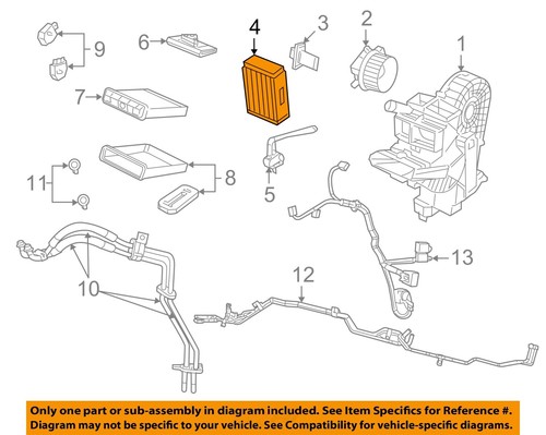 CHRYSLER OEM 15-20 CV Auxiliary Ac Heater Unit-Evaporator Core ...
