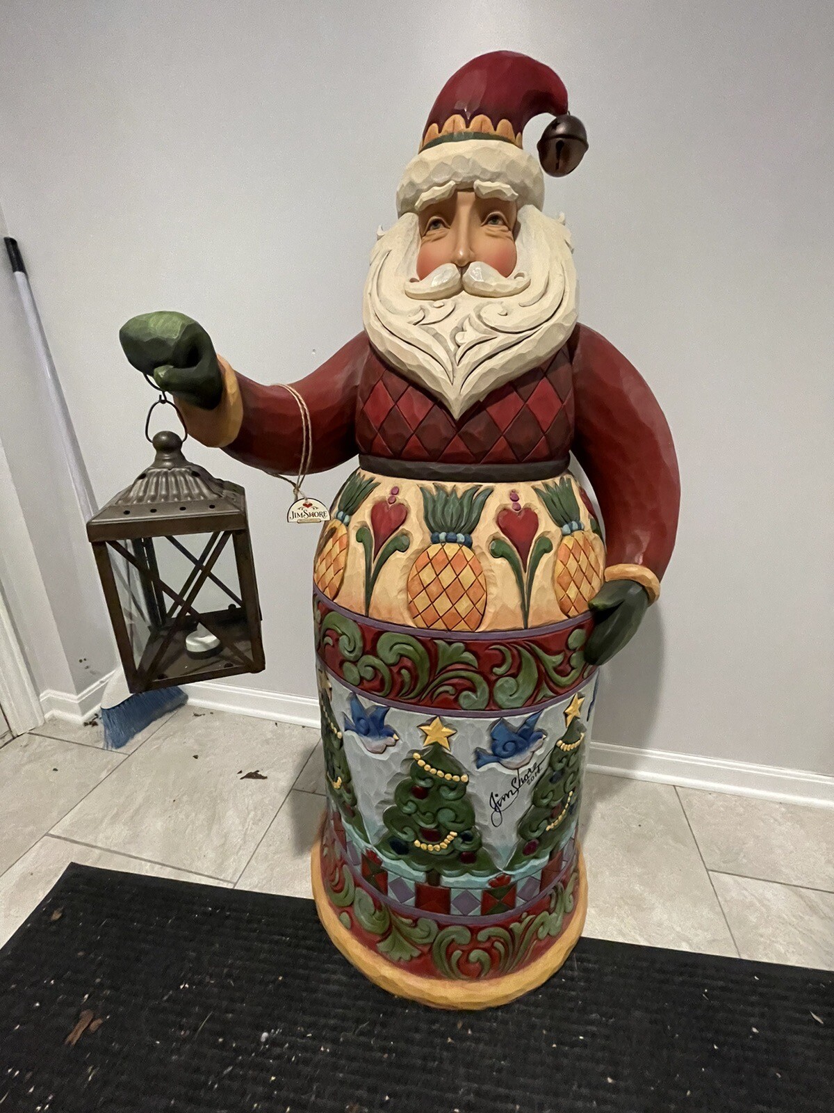 Jumbo Jim Shore Santa Claus, Signed Autographed. Huge Large | eBay