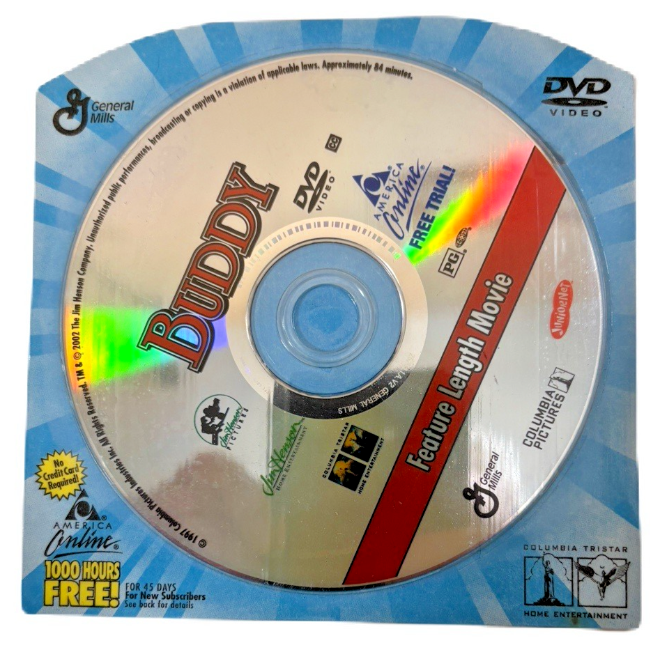 Buddy 1997 DVD General Mills Cereal AOL 2002 Promo Jim Henson Computer ...