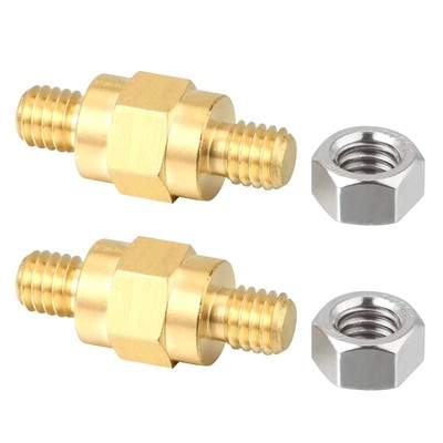 2 Set Side mount battery terminal extender adapter bolt easy to install ...