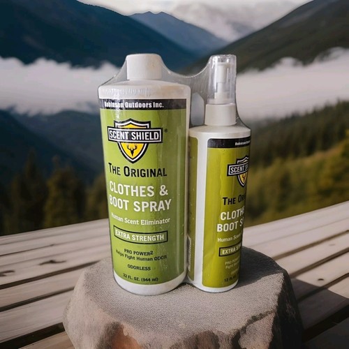 Original Scent Shield Clothes & Boot Spray Extra Strength 32oz +bonus ...