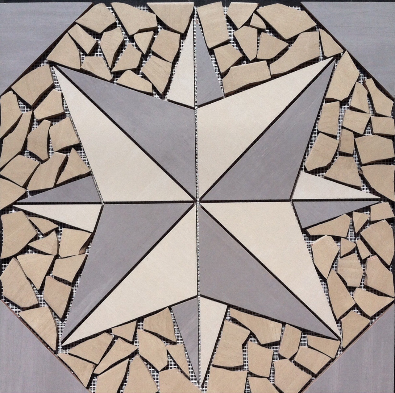 22 1/4" Tile Medallion Inlay - Daltile's Skybridge tile series | eBay