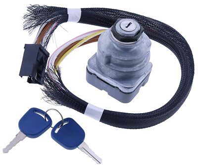 Ignition Key Switch 81864288 87561528 for Ford New Holland Tractor TS ...