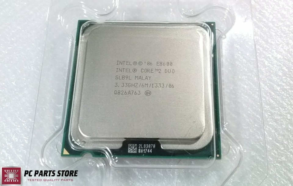 Intel Core 2 Duo E8600 3.33GHz Dual-Core 6MB LGA 775 SLB9L CPU ...