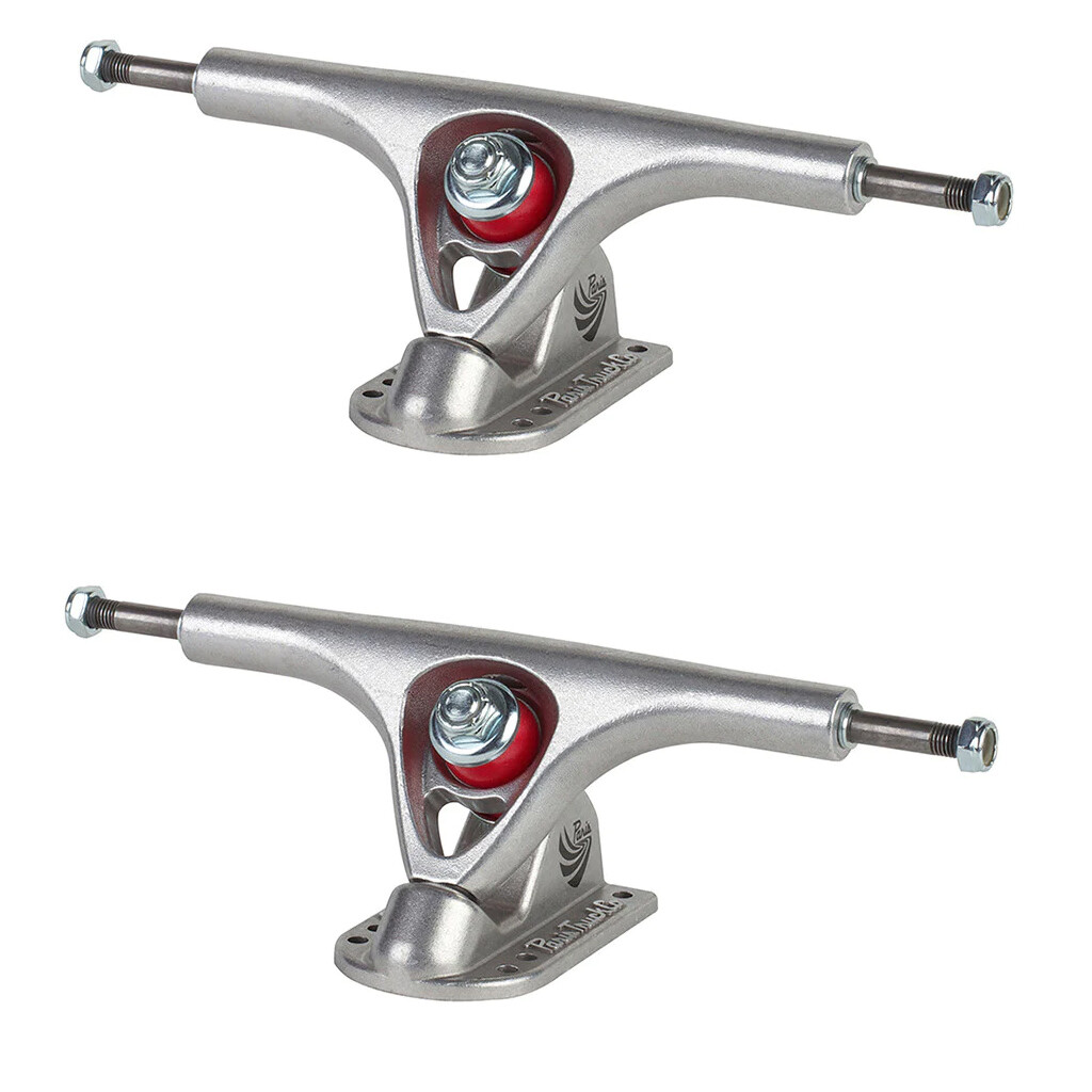 Paris Longboard Trucks V2 180mm 50° Raw Polished (10" Axle) - Pair ...