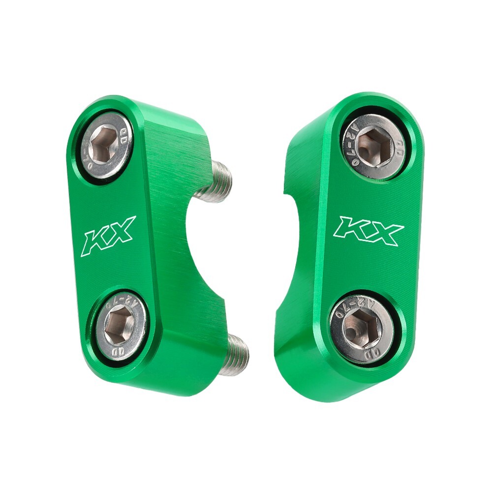 CNC 22mm 7/8" Handlebar Clamp Cover Holder For KAWASAKI KX 60 65 80 85 ...