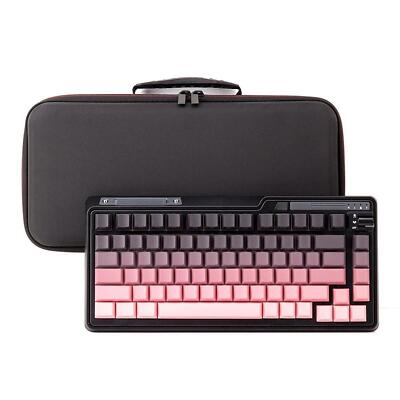 Hard 75% Keyboard Case Portable with Zipper Hard Shell Keyboard Storage ...